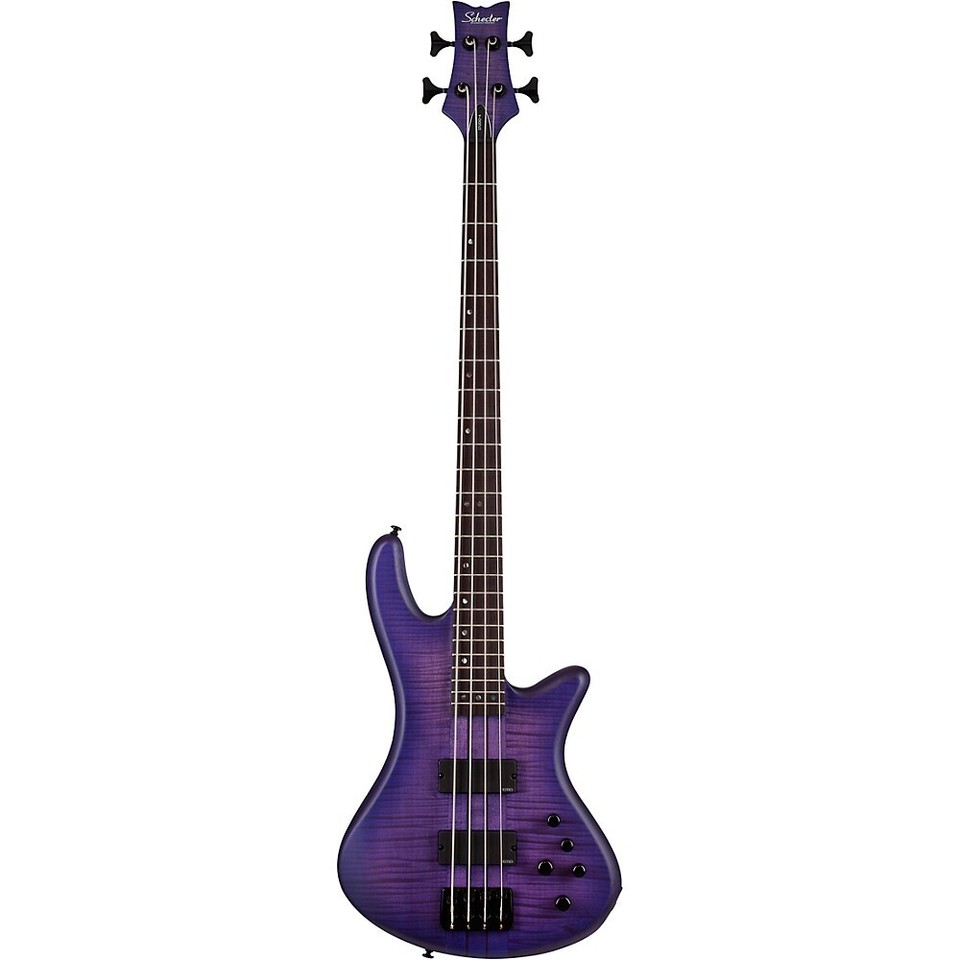 Schecter LE Stiletto Studio-4 Bass Transparent Purple Burst ...