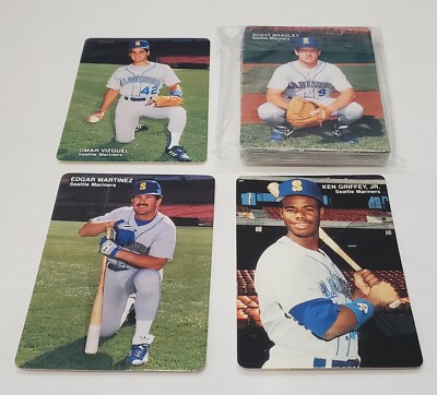 1989 Mother's Cookies Team Set (28) #3 KEN GRIFFEY JR & Omar Vizquel RC ...