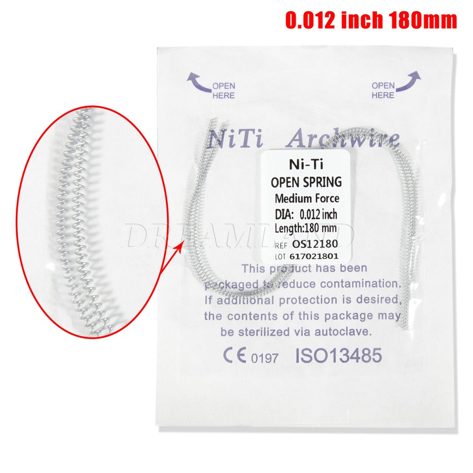 Dental Orthodontic Niti Open Coil Spring 0.010/0.012 | eBay