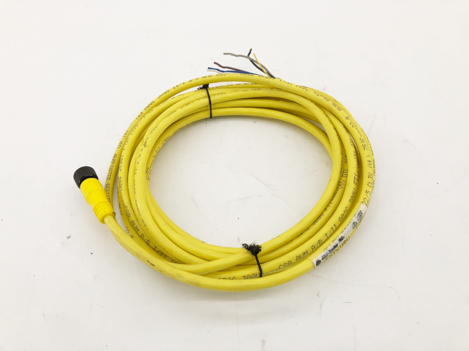 New Allen-Bradley 889D-F5AC-5 Cable Cordset M12 5-Pin DC Micro F 5m ...
