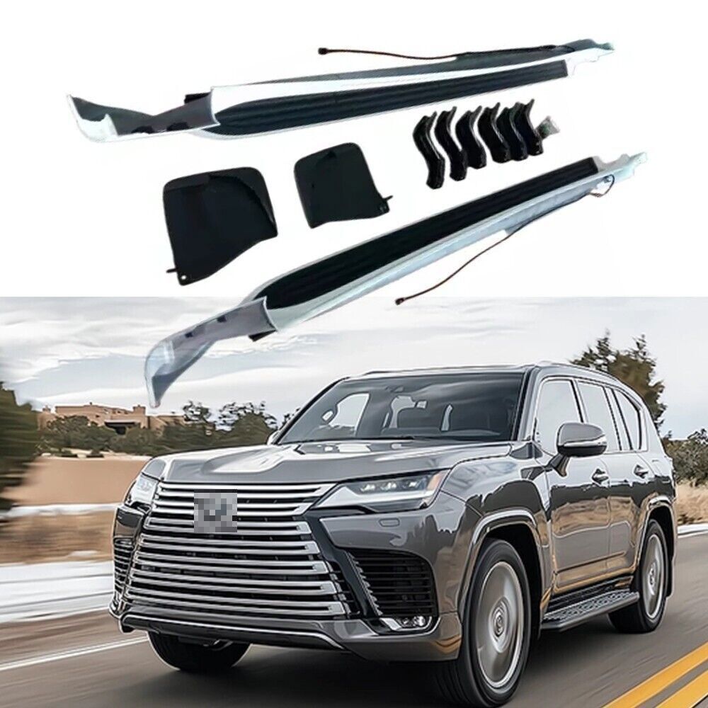 2Pcs Fit for Lexus LX600 2022 2023 LED Side Step Pedal Nerf Bar Running ...