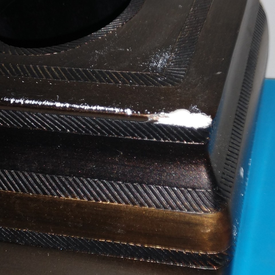 Tissue Box Cover – Brushed Bronze & Black – Square Modern Industrial ...