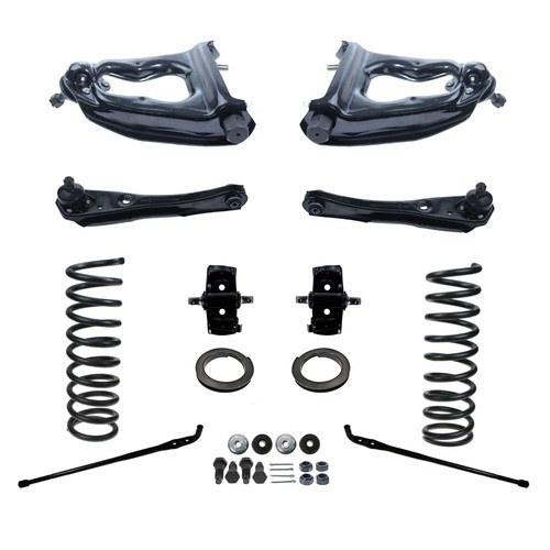 Upper/ Lower Control Arm Kit W/ Coil Springs/ Strut Rods Mustang 1968 ...