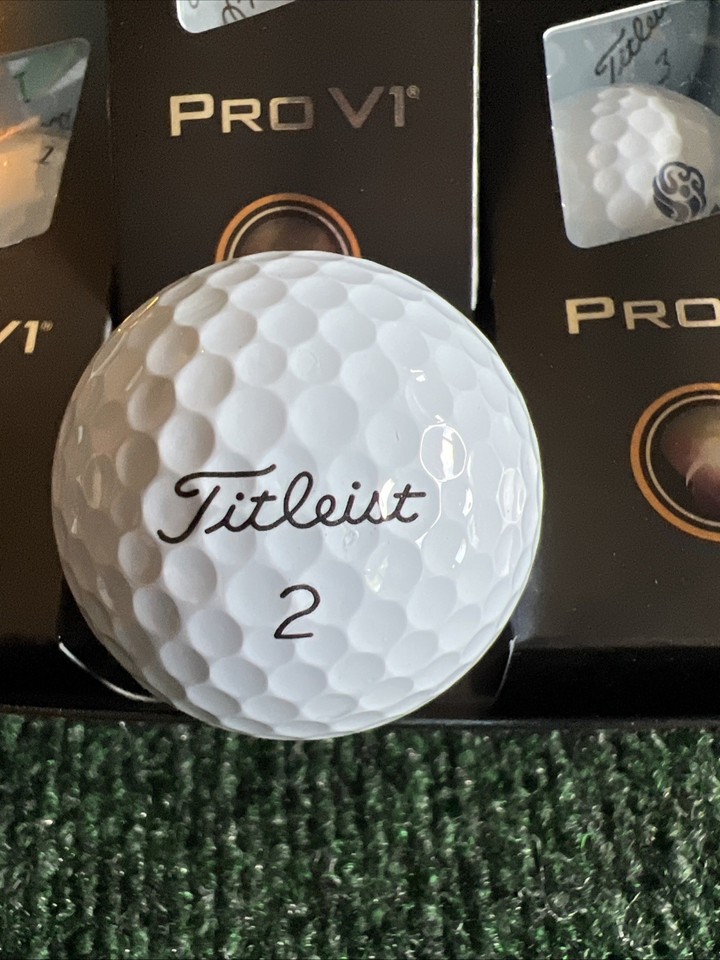 Titleist Pro V1 Golf Balls - 2 Dozen White With Logos - New In Box! | eBay