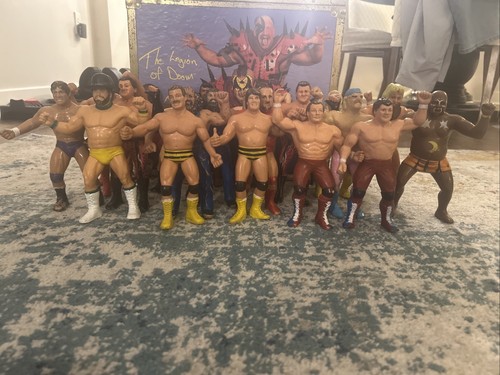 WWF LJN Huge Lot Cheap B Brain Blair Has A Hole In His Trunks | eBay
