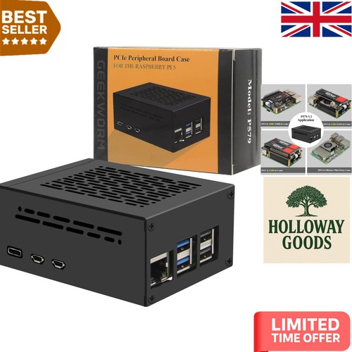 Raspberry Pi 5 Metal Case with Effortless Access and SSD Shield ...