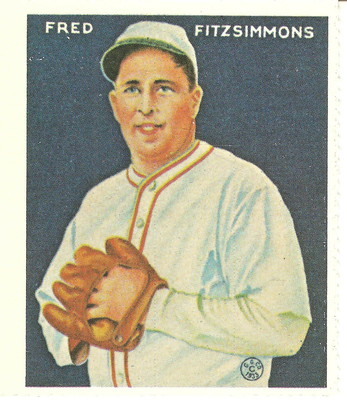 DOVER REPRINT FRED FITZSIMMONS BASEBALL CARD | eBay