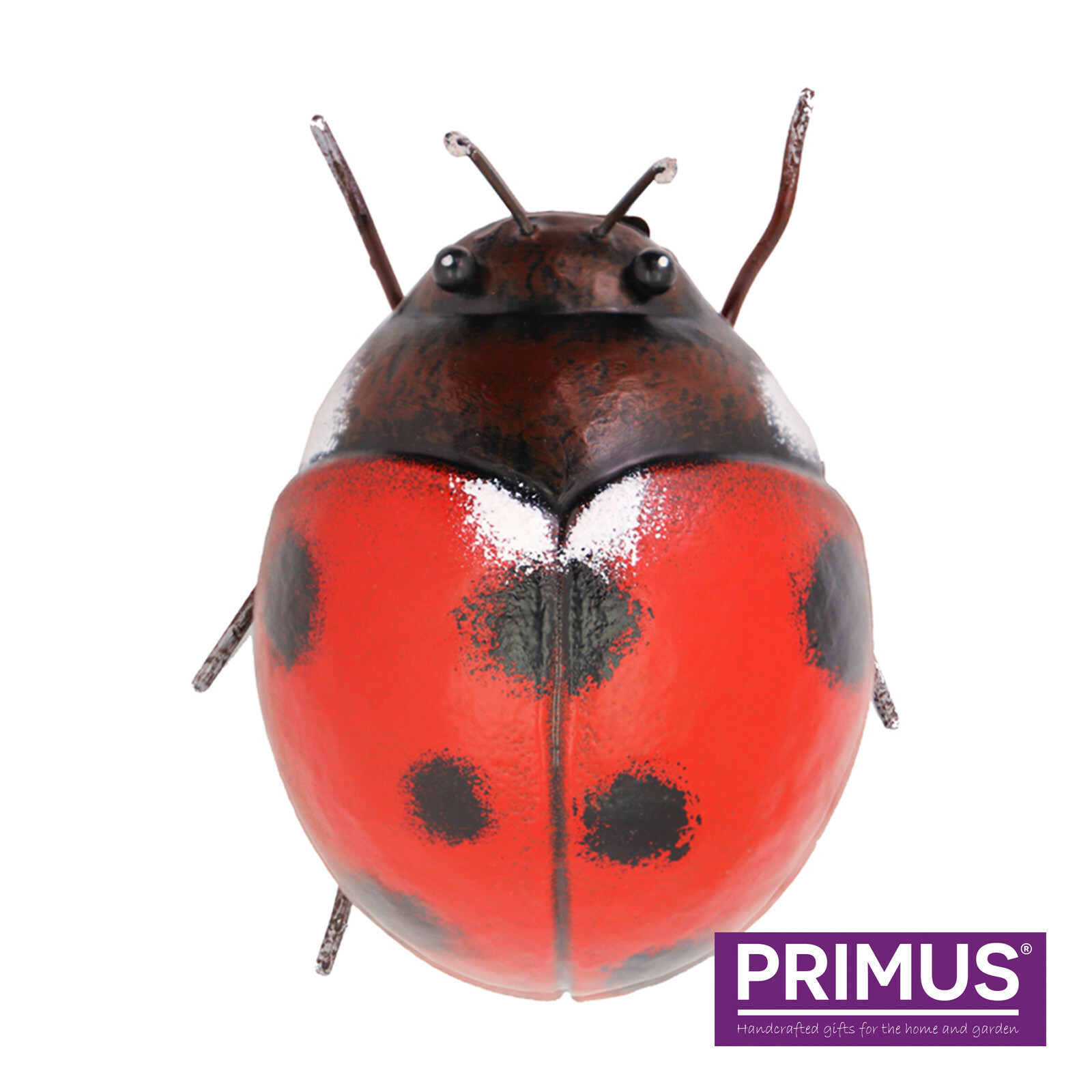 Primus 3D Metal Ladybird Wall Art Garden Decor - Choice of Size Small ...