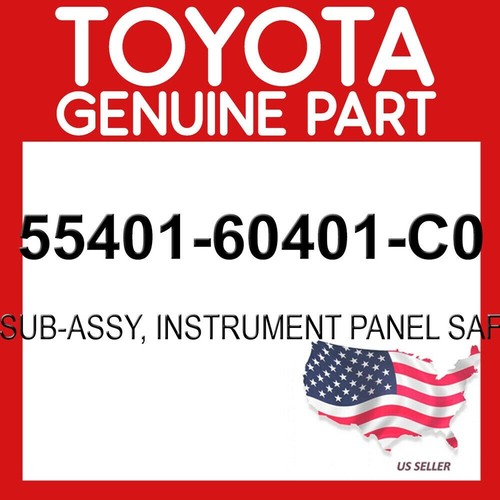 TOYOTA GENUINE 55401-60401-C0 PAD SUB-ASSY, INSTRUMENT PANEL SAFETY OEM ...