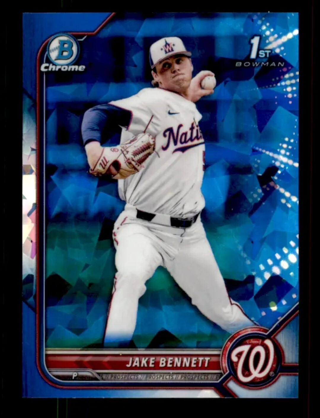 2022 Bowman Draft Baseball Sapphire Edition Chrome Jake Bennett 1st Bowman WSH. | eBay