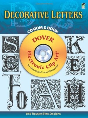 Dover Decorative Letters (Dover Electronic Clip Art) by Clip Art ...