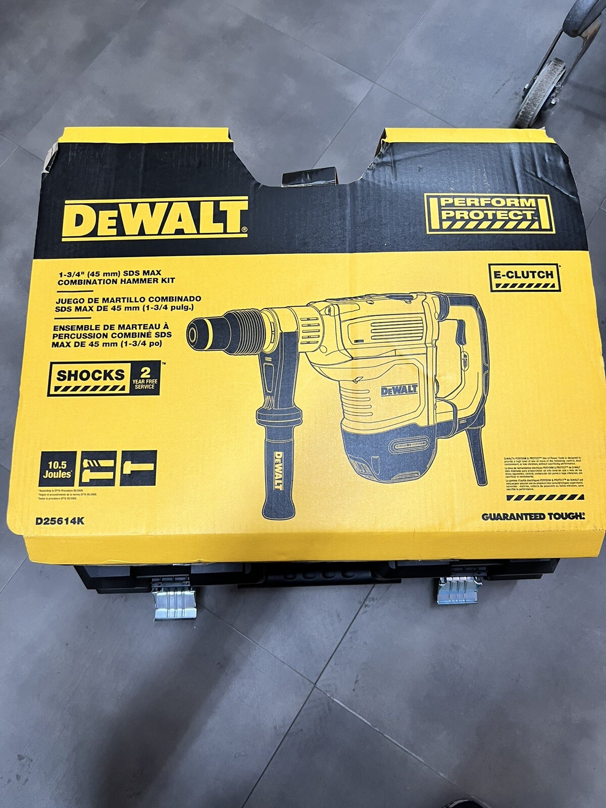 DeWalt 1-3/4” Corded SDS Max Combination Rotary Hammer - D25614K - New ...