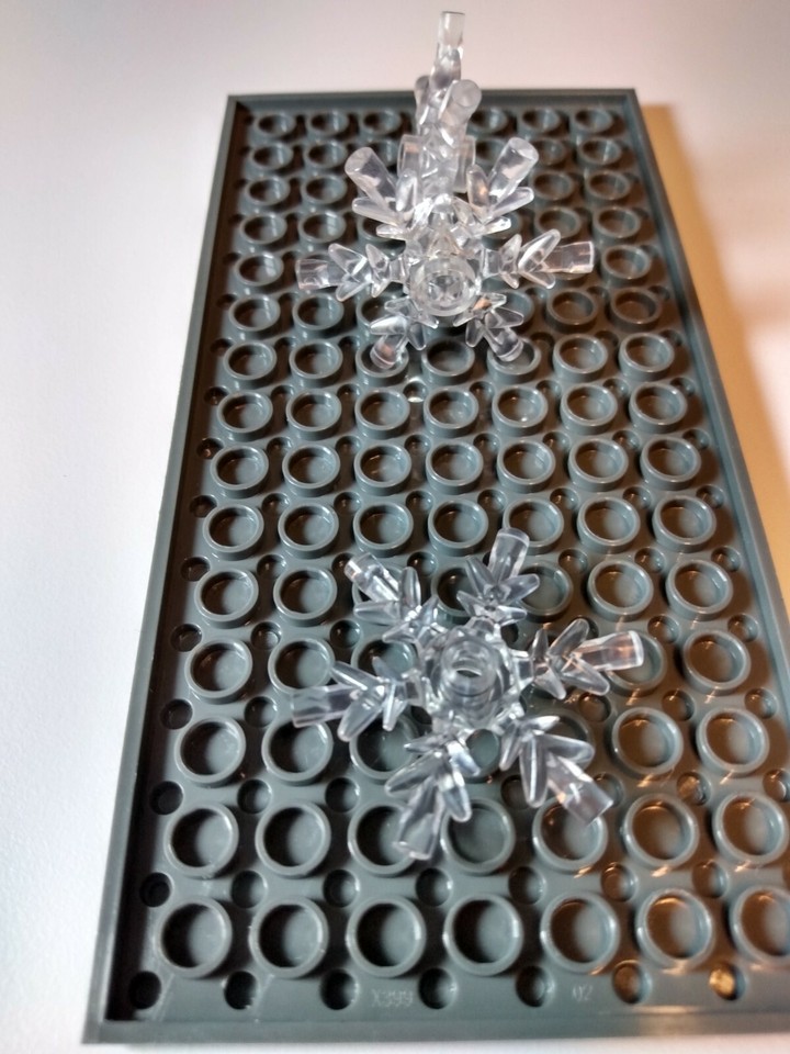 New Compatible with Lego Snowflake Clear Crystal #42409 — 10 Pieces | eBay
