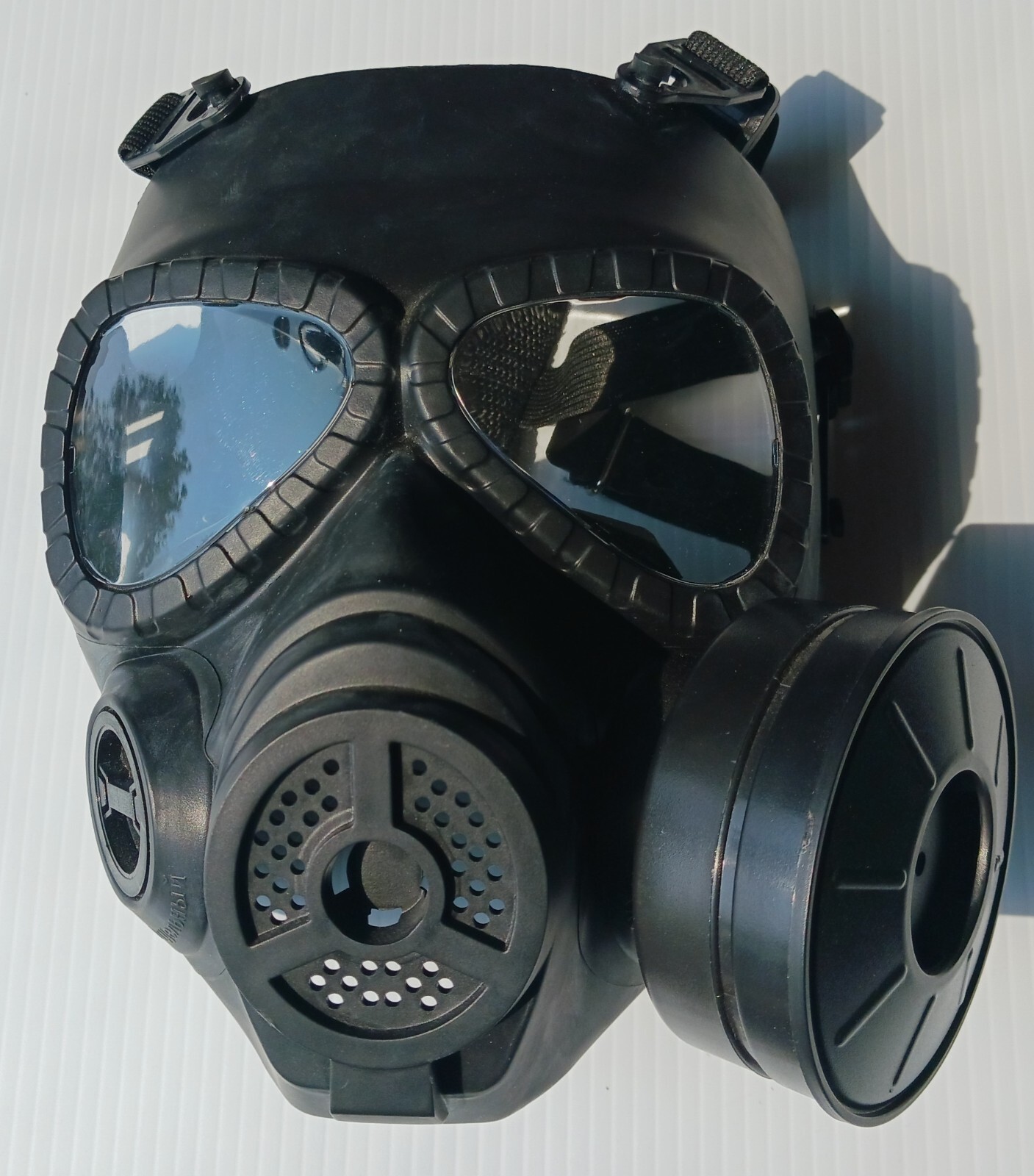 Cosplay Gas Mask Masquerade Respirator Black Hallowee… - Gem