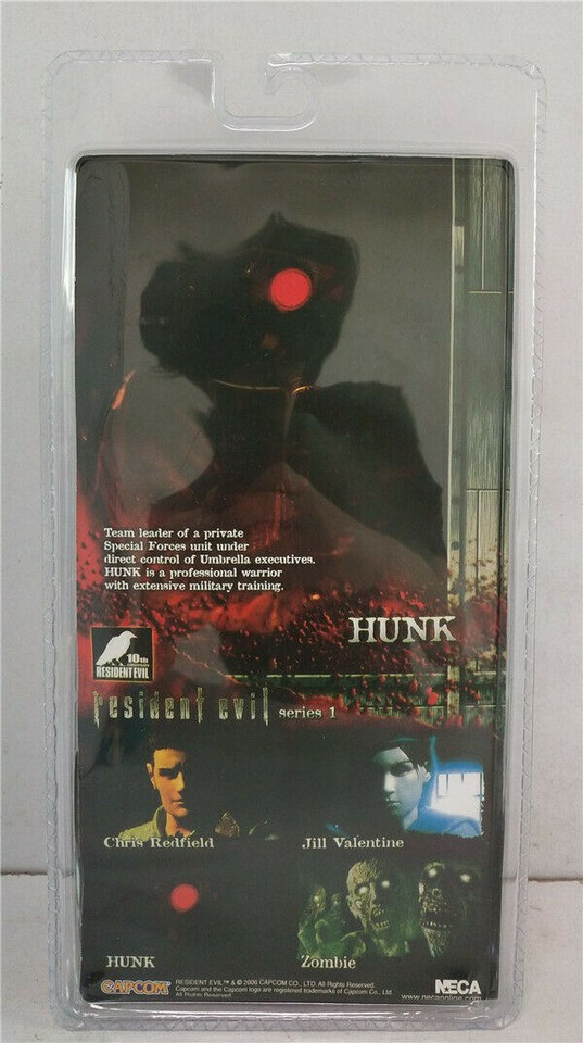 Resident Evil 10th Anniversary Biohazard Hunk Action Figure New in Box ...