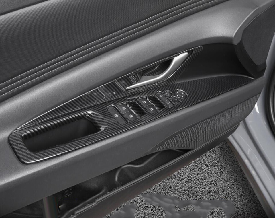 Car Interior window switch panel cover Tirm For Hyundai Elantra 2021 ...