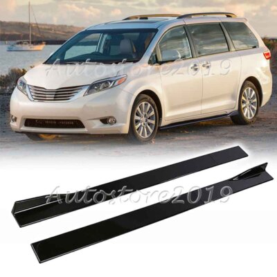 2010-2023 Toyota Sienna SE Extension Side Skirt Rocker Panel Extension ...