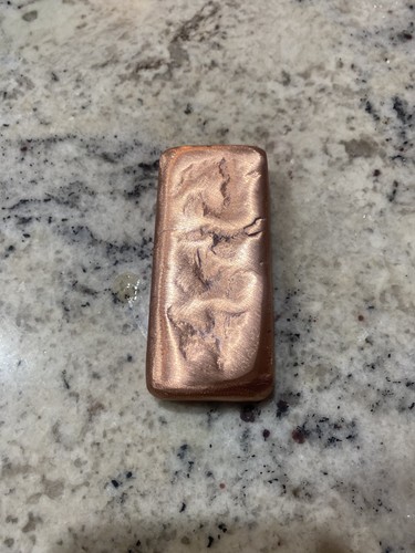 .999 Fine Hand Poured Copper Bullion Ingot Bar 1.03Pounds | eBay