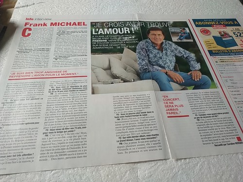 coupures de presse Frank Michael Pierre Perret Mathilda May clippings ...