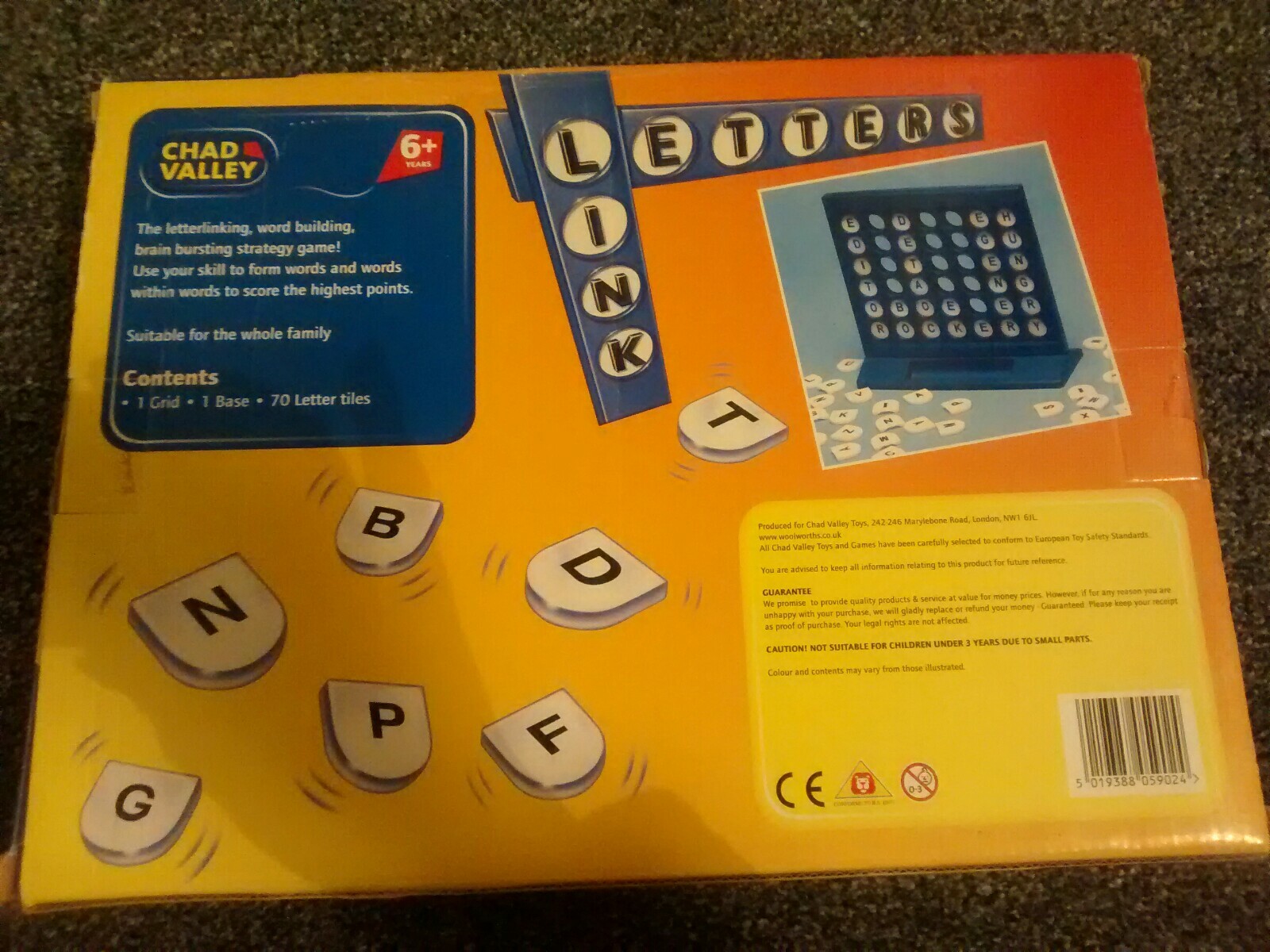 LINK LETTERS GAME BY CHAD VALLEY Age 6+ | eBay