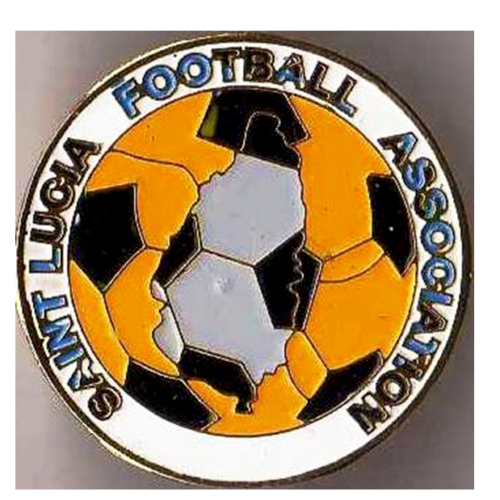 football soccer pin badge Association Federation CONCACAF Saint Lucia ...
