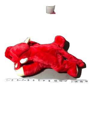 Ty Beanie Babies - BIG Snort Red Bull 1998 RARE, Excellent, Retired ...