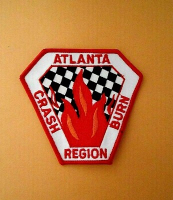 ATLANTA REGION SCCA "CRASH AND BURN SCHOOL" RACING PATCH *L@@K* SCCA | eBay