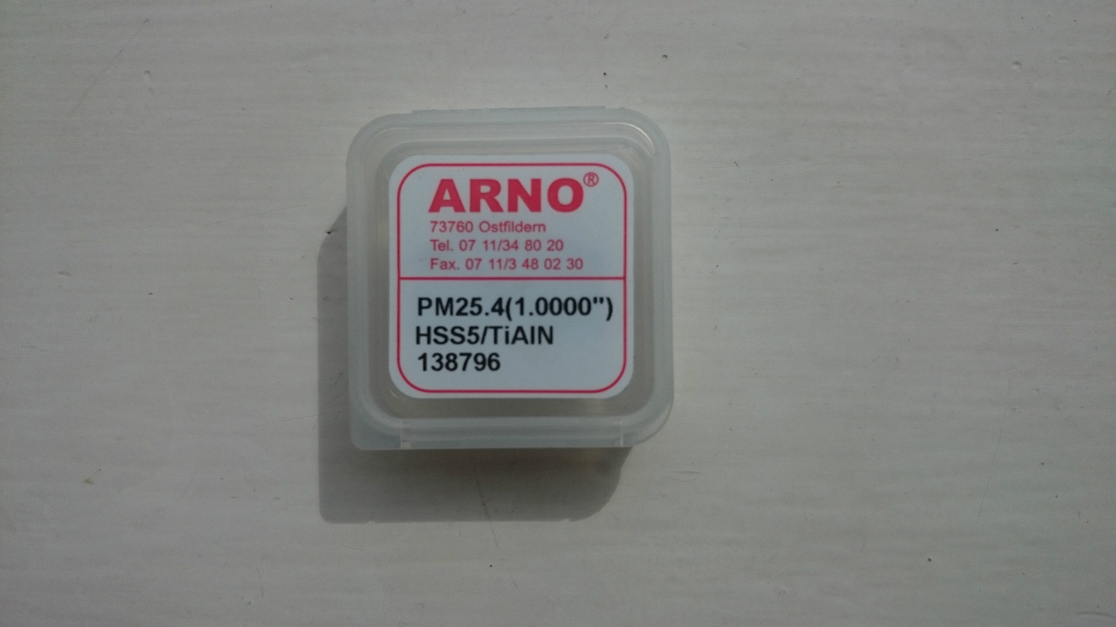 1 Arno drilling insert PM25.4(1.0000") HSS5/TiAlN ( PM25.4 1.0000 PM 25 ...