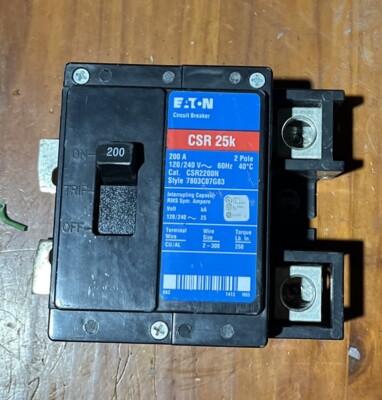 Circuit Breakers, Transformers - 200 Amp Main Breaker