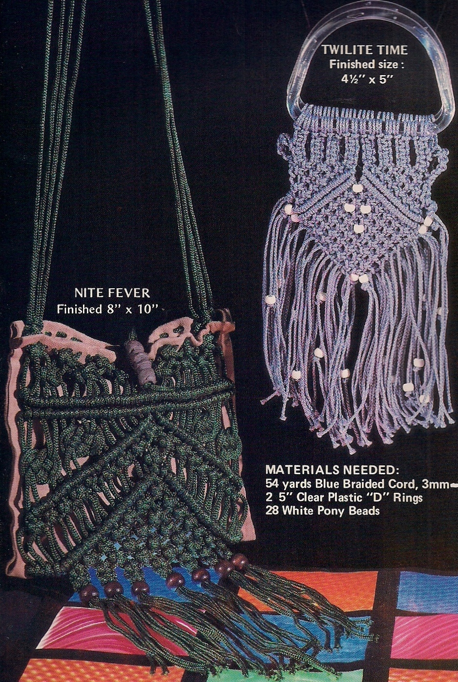 GM19 Retro Macrame Wall Clock & 21 More Patterns in Macrame Mischief ...