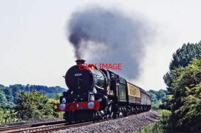 PHOTO GWR LOCO NO 6024 AT CRANELS CROSSING 2002 | eBay UK