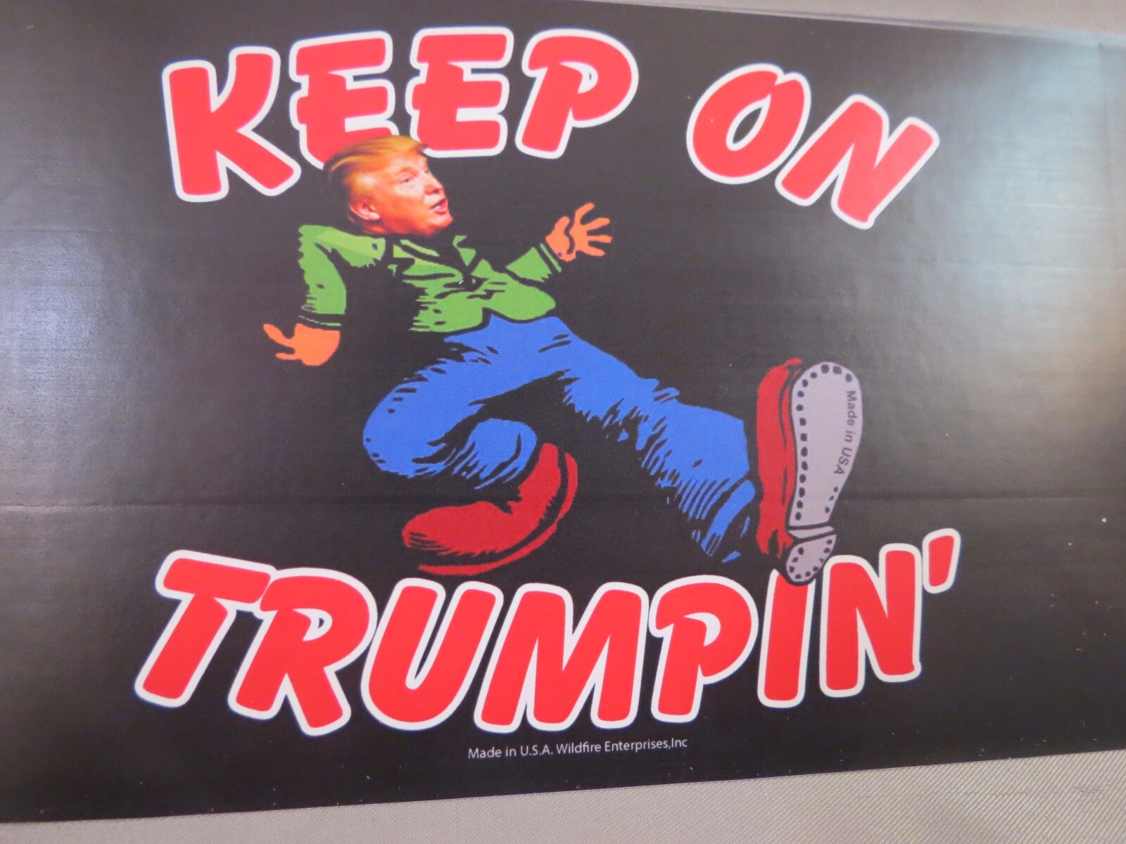 LOT OF 10 KEEP ON TRUMPIN' DONALD TRUMP FOR PRESIDENT BUMPER STICKER ...