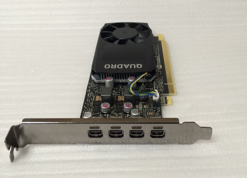 Dell/Nvidia Quadro P1000 4GB GDDR5 4 Mini-DisplayPort Graphic Card GPU ...