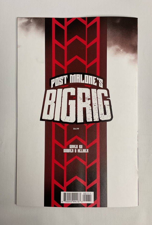 Post Malone's Big Rig #1 Set of Cover A By Nathan Gooden Vault Comics ...