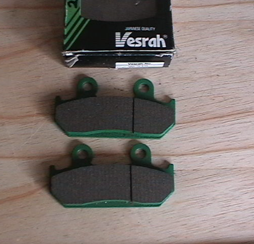 BRAKE PADS VESRAH HONDA CBR250 VFR400 CBR600 CB350 CB450 XRV750 VD142 ...