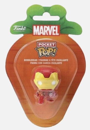 2024 Funko Marvel POCKET POP! Iron Man Mini Figure EASTER Basket New ...