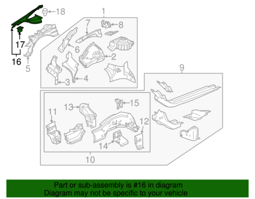 GM Driver Side Front Engine Compartment Sight Shield 23450637 | eBay
