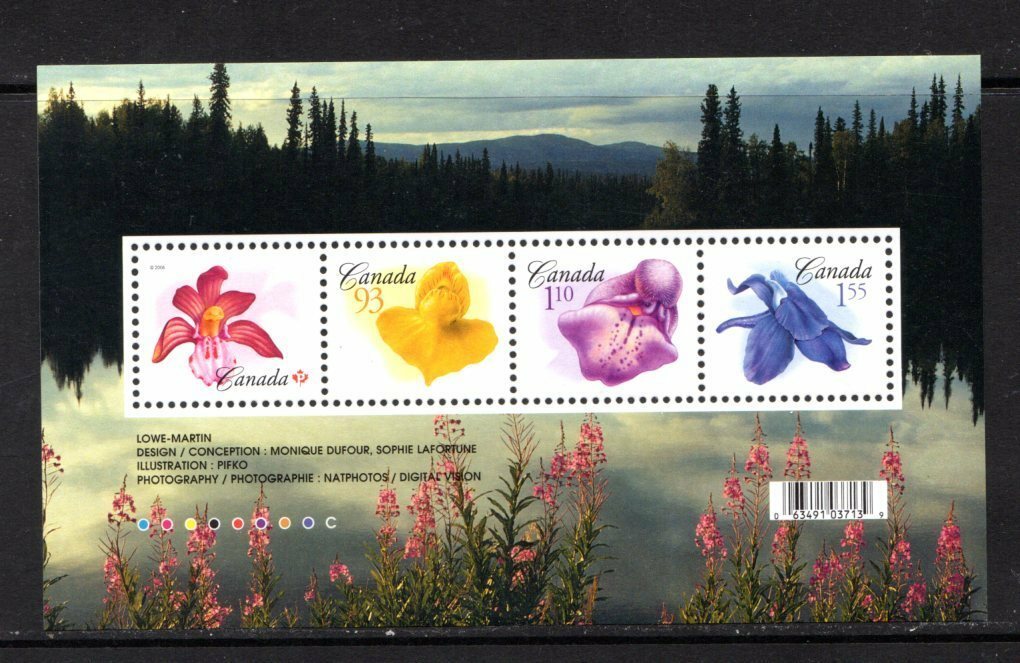 CANADA MINT SOUVENIR SHEET - SCOTT NO. 2194 - FLOWER DEFENITIVES. | eBay