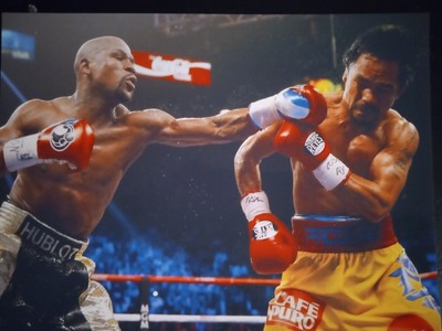 Floyd Mayweather vs Manny Pacquiao Color 8x10 Action Photo | eBay