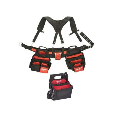 General Contractor Work Belt with Suspension Rig and 15-Pocket ...