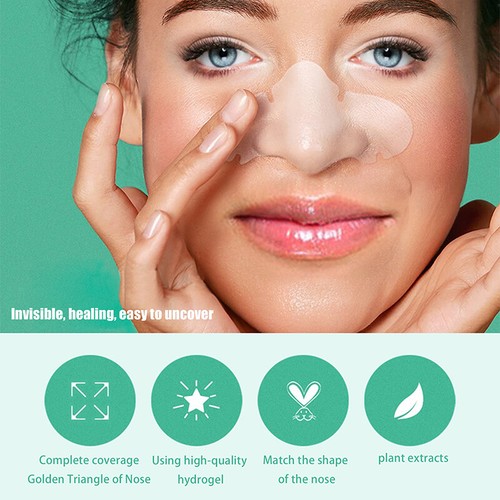 Pimple Patches Hydrocolloid Patches T-Zone Pore Patch Forehead Nose And Chin | eBay UK