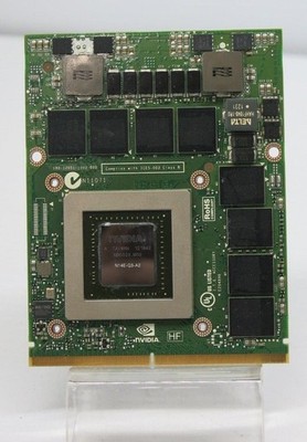 HP Dell M6600 M6700 Series 4GB GDDR5 NVIDIA N14E-Q3-A2 Quadro K4000M ...