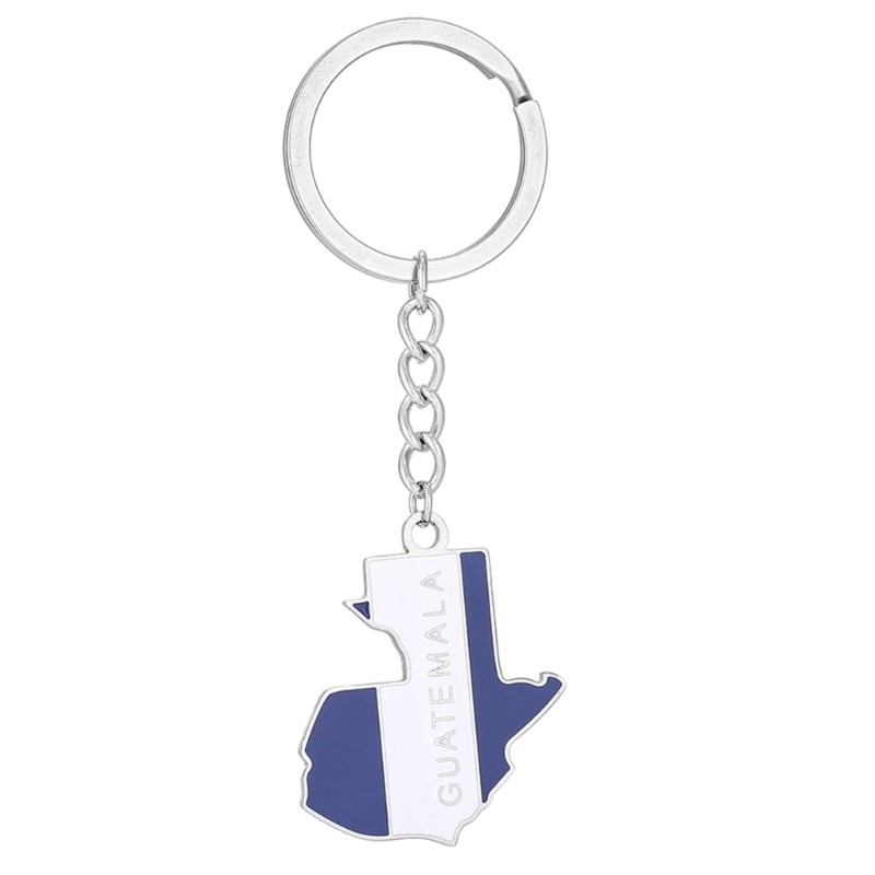 Guatemala Map Flag Keychain Key Chain Handmade Jewelry for Wallet | eBay