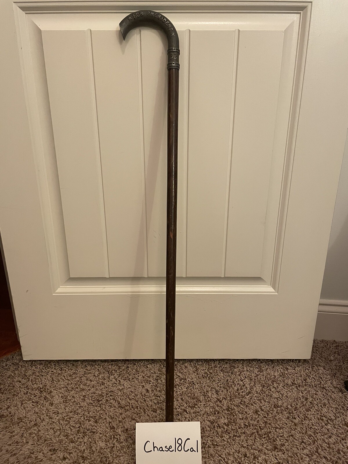 Franklin D. Roosevelt FDR Rare 1932 Presidential Campaign Cane Pewter ...