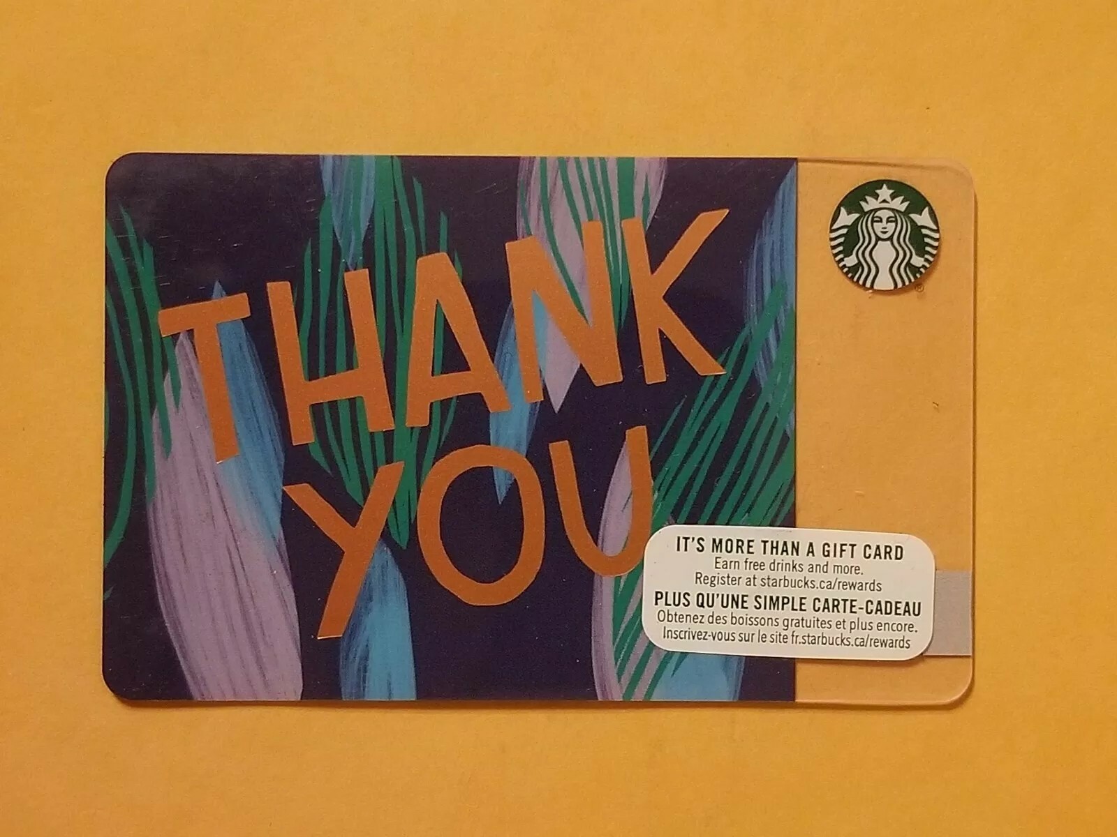 Starbucks Thank You Gift Card Reloadable Empty RARE | eBay
