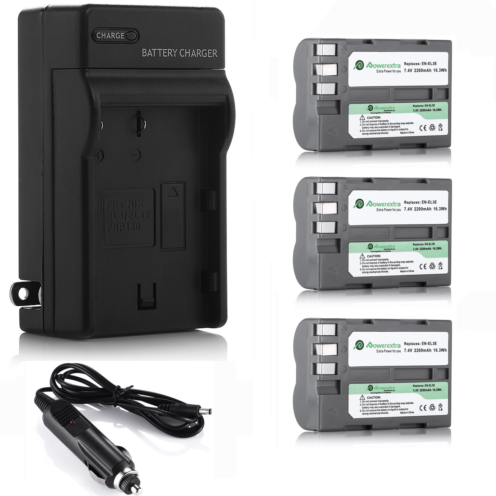 EN-EL3e ENEL3e Battery For Nikon D50 D70S D80 D90 D100 D200 D300S D700 ...