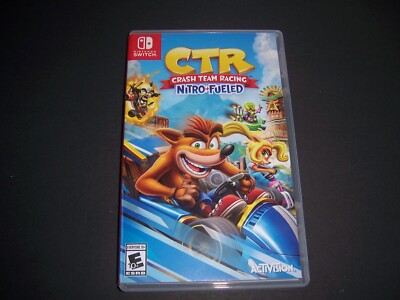 Authentic Case ONLY Replacement Nintendo Switch CTR Crash Team Racing ...