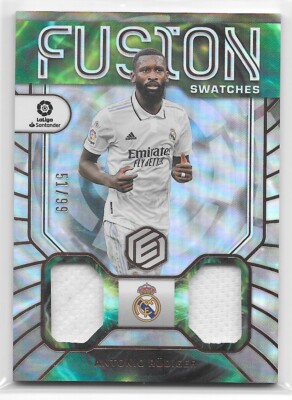 Antonio Rudiger (Real Madrid) Fusion Swatches /99 Panini Chronicles ...