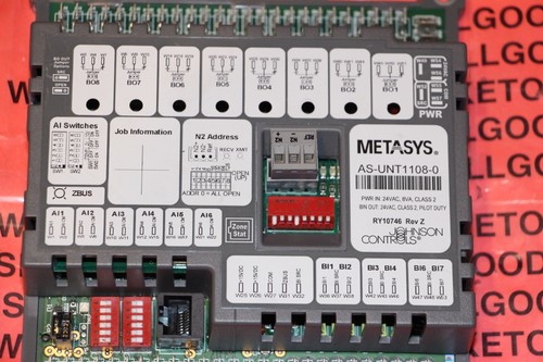Johnson Controls AS-UNT1108-0 Metasys UNT-1108 Controller ASUNT11080 | eBay