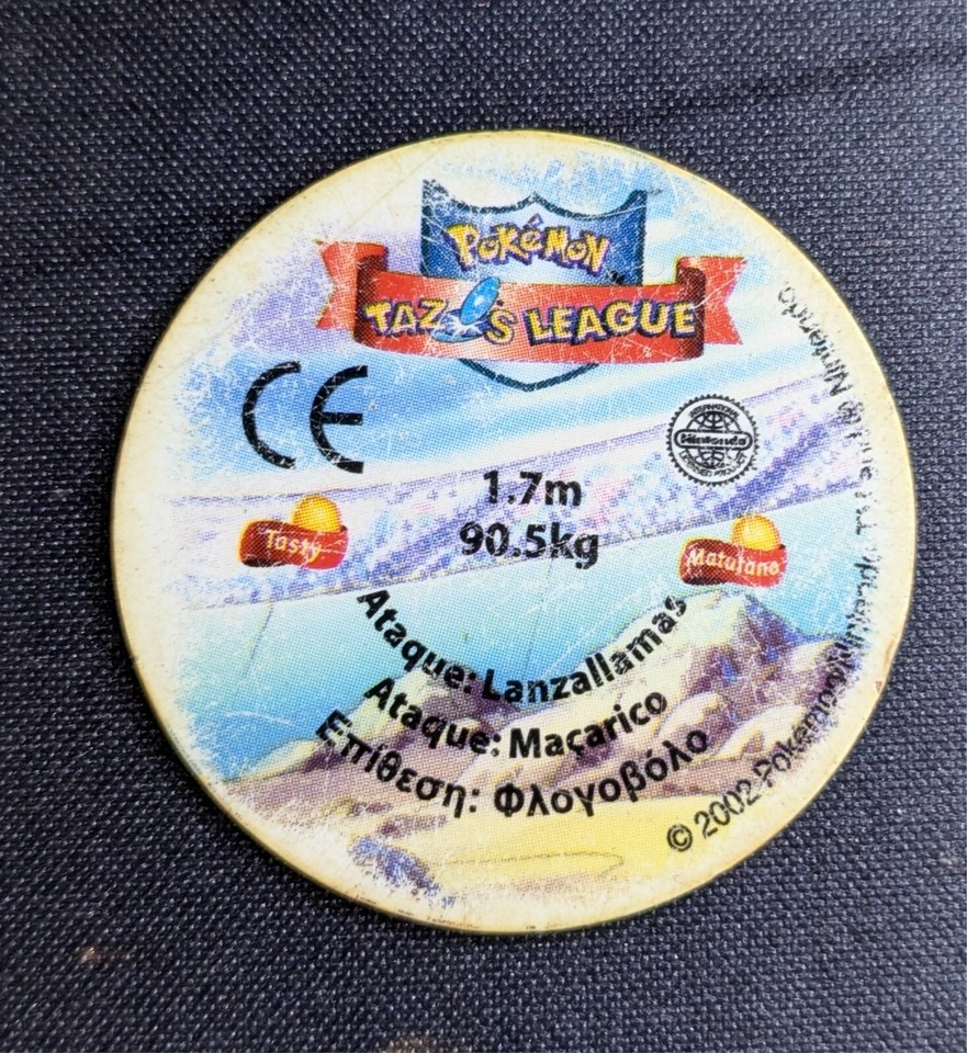 Rare Charizard Pokemon Tazos League 2002 #6 Nintendo ( Good Condition ...
